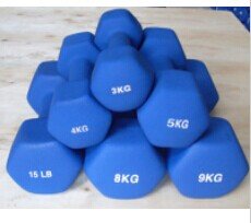 Fixed Weight Hex Neoprene Coated Dumbbell