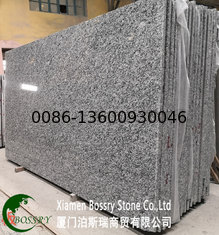 Spray White Gray Granite Slab