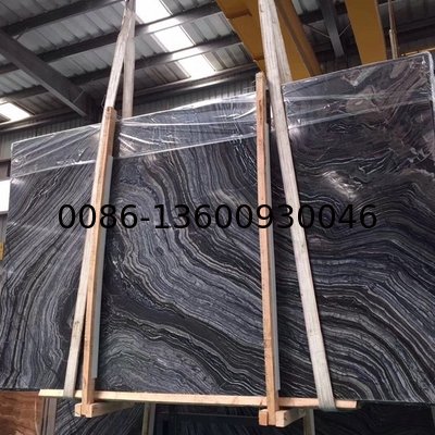 China Ancient wood black marble