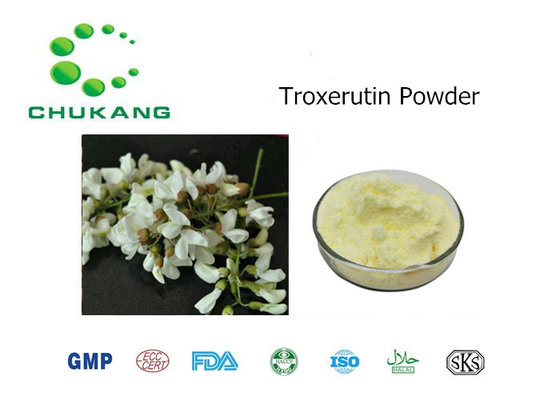 Nature High Purity Troxerutin CAS 7085 55 4 Anti-inflammatory Effects