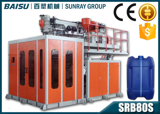 High Speed Detergent Bottle Blow Molding Machine Single Station Single Head SRB80S-1