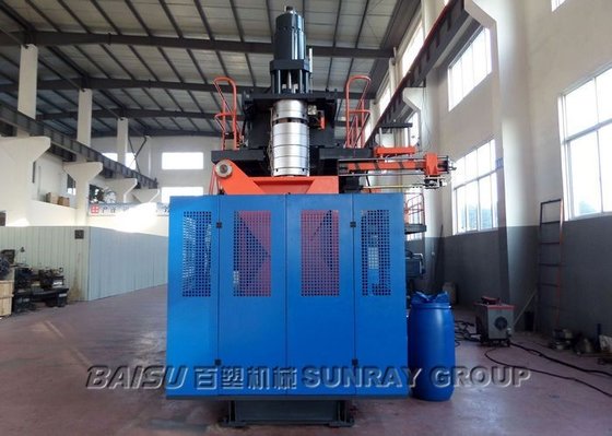 Electric Control 200 Litre Plastic Drum Making Machine Extrusion Blow Molding Process SRB120B