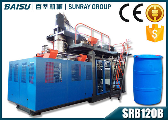 Electric Control 200 Litre Plastic Drum Making Machine Extrusion Blow Molding Process SRB120B