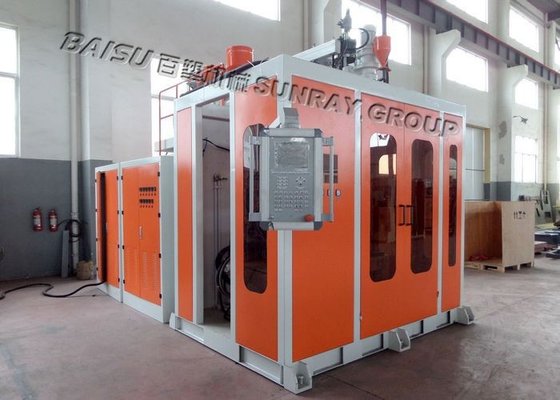 Single Station EBM HDPE Blow Moulding Machine For 18 Liter Cooking Oil Jerry Can SRB75S-1