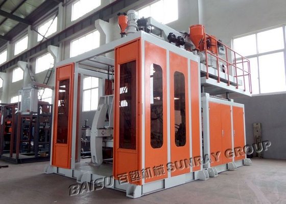 Single Station EBM HDPE Blow Moulding Machine For 18 Liter Cooking Oil Jerry Can SRB75S-1