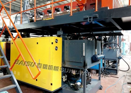 60 Liter Plastic Drum Extrusion Blow Molding Machine Accumulating Type SRB90