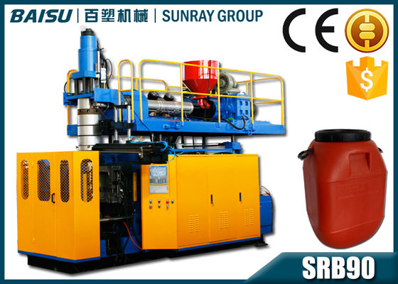 60 Liter Plastic Drum Extrusion Blow Molding Machine Accumulating Type SRB90