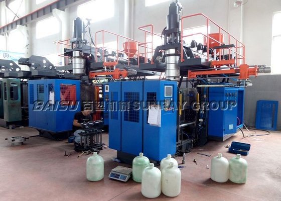 5 Gallon Water Bottle Bottle Molding Machine , 88.5 KW Power Plastic Molder Machine SRB80