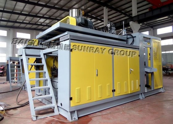 Single Station Single Head Plastic Blow Moulding Machine With Scraps Slide Channels SRB75S-1