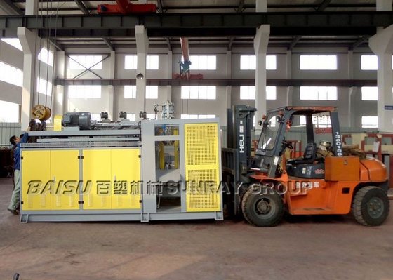 Single Station Single Head Plastic Blow Moulding Machine With Scraps Slide Channels SRB75S-1