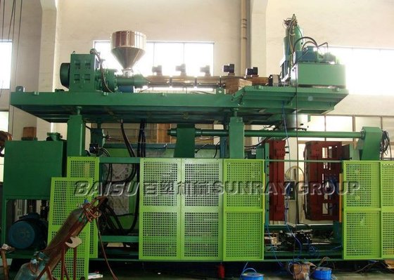Blue HDPE Drum Making Machine , Custom Voltage Blow Mould Machine SRB100