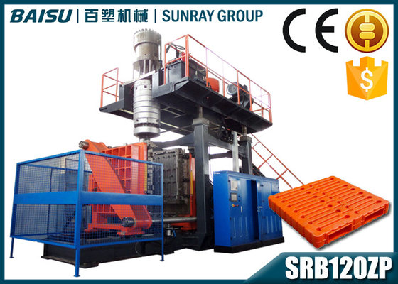 Accumulating Head EBM Pallet Plastic Blow Moulding Machine 8.5 X 3.6 X 6.0m Size SRB120ZP