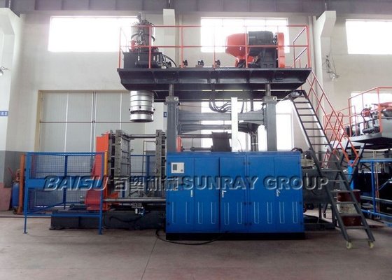 Accumulating Head EBM Pallet Plastic Blow Moulding Machine 8.5 X 3.6 X 6.0m Size SRB120ZP