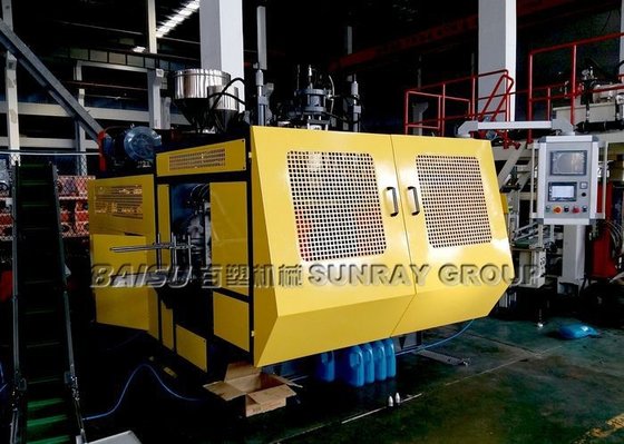 Single Head Plastic Can Making Machine , 30.5KW Hdpe Blow Molding Machine SRB70D-1