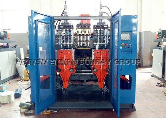Double Station 4 Head Extruder Blowing Machine , Small Containers Blowing Bottle Machine SRB70D-4