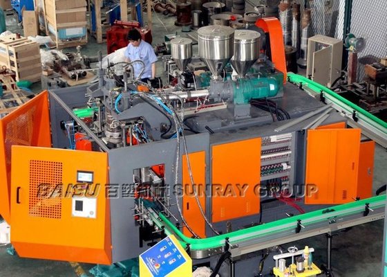 High Capacity 10 Litre Plastic Bottle Molding Machine Double Station Single Head SRB80D-1