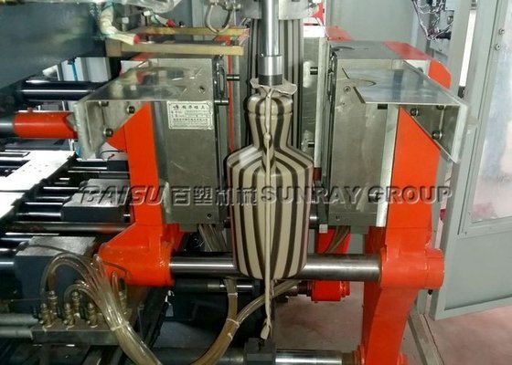 Double Color Plastic Bottle Maker Machine , 5L Water Bottle Blowing Machine SRB70D-1D