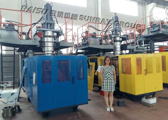 Heavy Duty Oil Jerry Can Automatic Blow Molding Machine 650 X 1100mm Mould Size SRB80