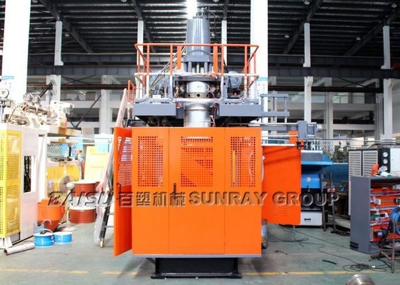 56.5KW Automatic Extrusion Blow Molding Machine , 50 Liter Plastic Drum Making Machine SRB90