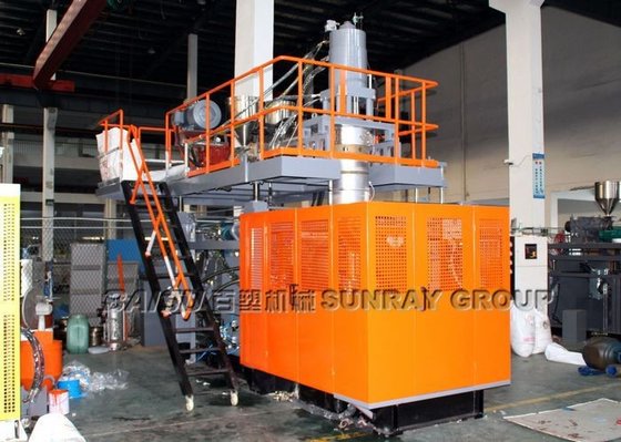 56.5KW Automatic Extrusion Blow Molding Machine , 50 Liter Plastic Drum Making Machine SRB90