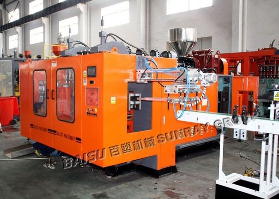 PP Transparent Bottle Automatic Blow Molding Machine SIEMENS Motor Driven SRB80D-3