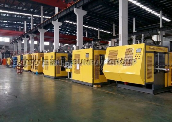 2 Head Double Station Blow Moulding Machine , Seedling Tray Plastic Pot Making Machine SRB55D-2