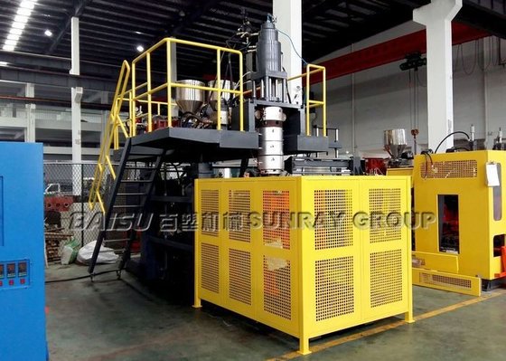 Extrusion Blow Molding Process Plastic Lid Making Machine 12 Months Guarantee SRB80