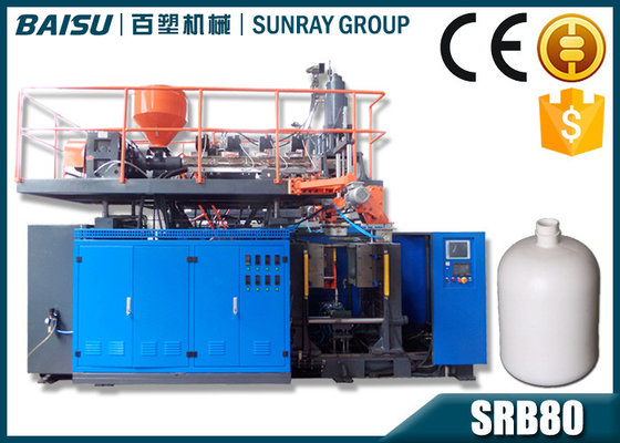 Hydraulic Blowing Bottle Machine , High Efficiency Plastic Water Bottle Making Machine SRB80