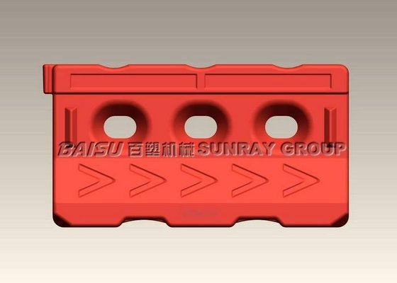 Traffic Barrier Automatic Blow Molding Machine Diagonal Tie Bar Central Clamping Structure SRB120N
