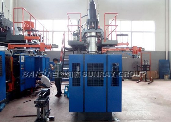 LDPE / HDPE / PP Gate Pillar Blow Molding Equipment 5.0 X 2.3 X 3.6M Size SRB80