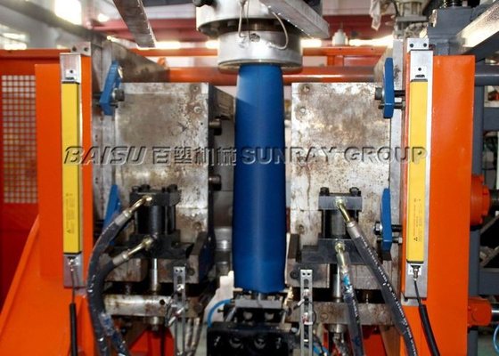 Large Blue Drum Blow Molding Equipment With Bottom Blowing System SRB90