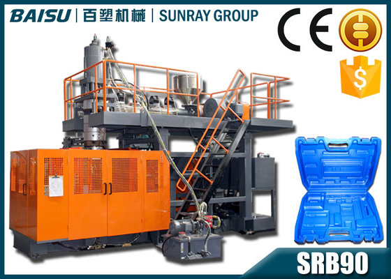 Tool Box Hdpe Blowing Machine , 13.2T Weight Plastic Products Making Machine SRB90
