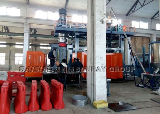 1.4m Plastic Road Barrier Blow Molding Machine 480Pcs Daily Production Capacity SRB120N