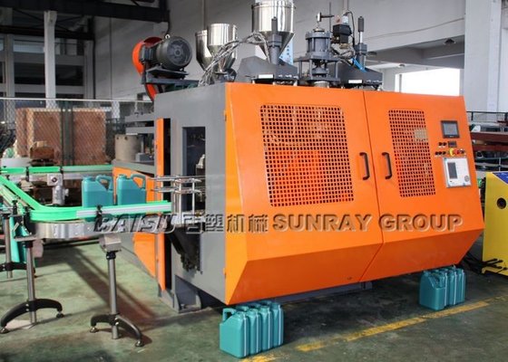 Double Layer View Stripe 5L Jerry Can Making Machine For Plastic Bottle Blow Molding