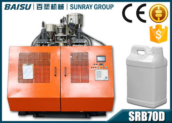 Double Layer View Stripe 5L Jerry Can Making Machine For Plastic Bottle Blow Molding