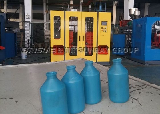 Small Plastic Medicine Bottle HDPE Blow Moulding Machine SRB70D-4 CE Approval