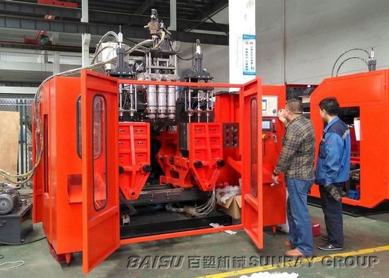Plastic Ocean Ball Double Station Blow Molding Machine 1 Year Guarantee