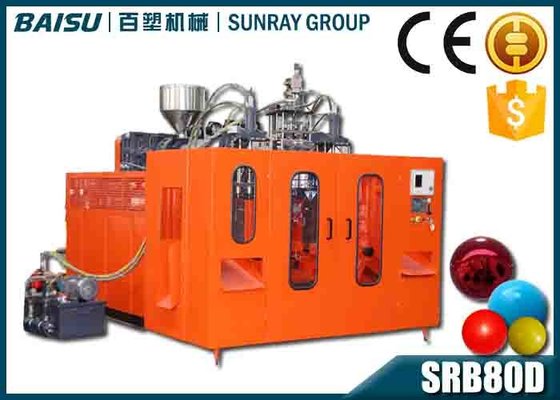 Plastic Ocean Ball Double Station Blow Molding Machine 1 Year Guarantee