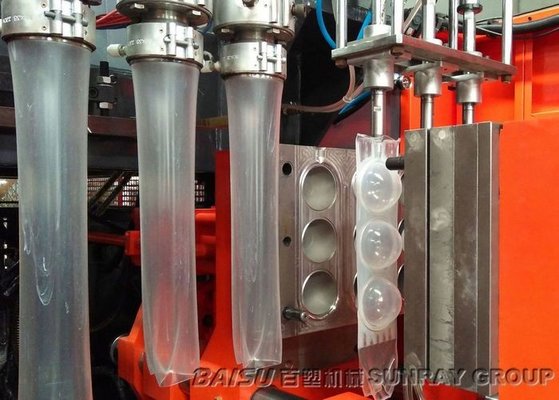 Plastic Ocean Ball Double Station Blow Molding Machine 1 Year Guarantee