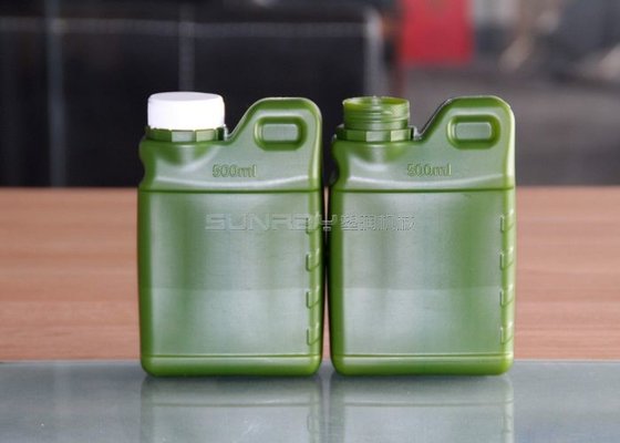 1 Liter Oil / Jerry Can Plastic Blow Molding Machine Capacity 500BPH SRB70D-2