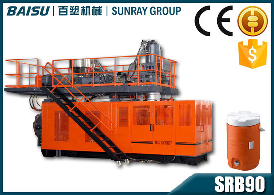 Heat Insulation HDPE Blow Moulding Machine For Plastic Round Ice Box SRB90