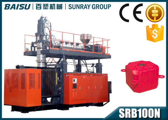 Single Panel Floater HDPE Blow Moulding Machine / Automatic Plastic Drum Making Machine