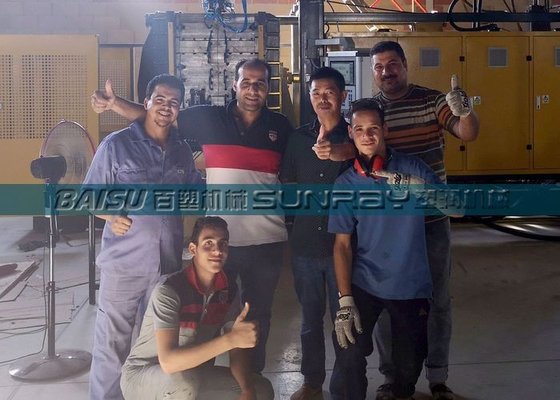 Heavy Duty Automatic Extrusion Blow Molding Machine For Drum / Barrel 95KW Power