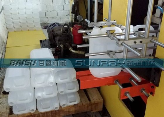 Liquid Soap Container Extrusion Blow Molding Machine 90 KG Plasticizing Capacity SRB70D-1