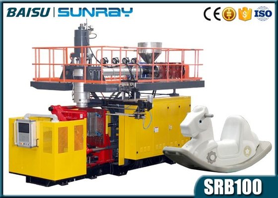 Indoor Plastic Toy Making Machine, Plastic Rocking Horse Toy Blow Molding Machine