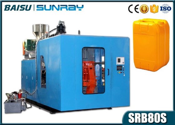 25 Liter Plastic Jerry Can Extrusion Blow Molding Machine Single Station EBM SRB80S-1