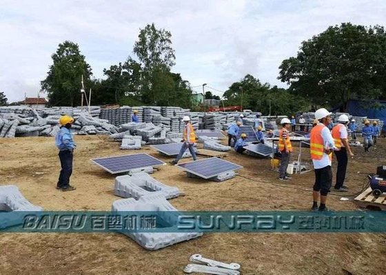 Floating Solar Pontoon Making Machine, High Eficiency Plastic Blow Moulding Machine For Solar Panel Floater