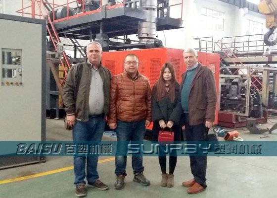 Car Bumper Car Spoiler Extrusion Blow Moulding Machine 25 - 30BPH Capacity SRB100A