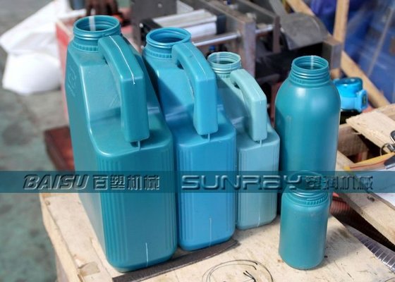 Automatic Extrusion Bottle Blow Molding Machine , 0 - 5 Liter Plastic Jerry Can Making Machine