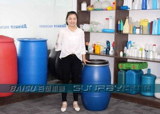 Energy Saving Plastic Blow Moulding Machine for 120L Open Top Drum 380V